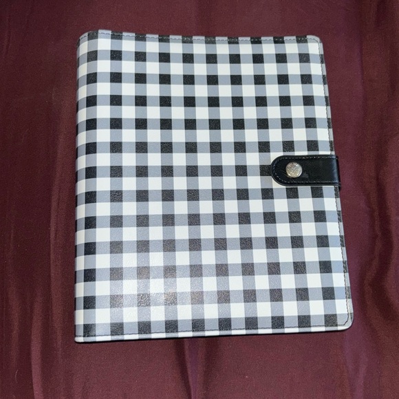 Office | A5 Blackwhite Checkered Planner | Poshmark